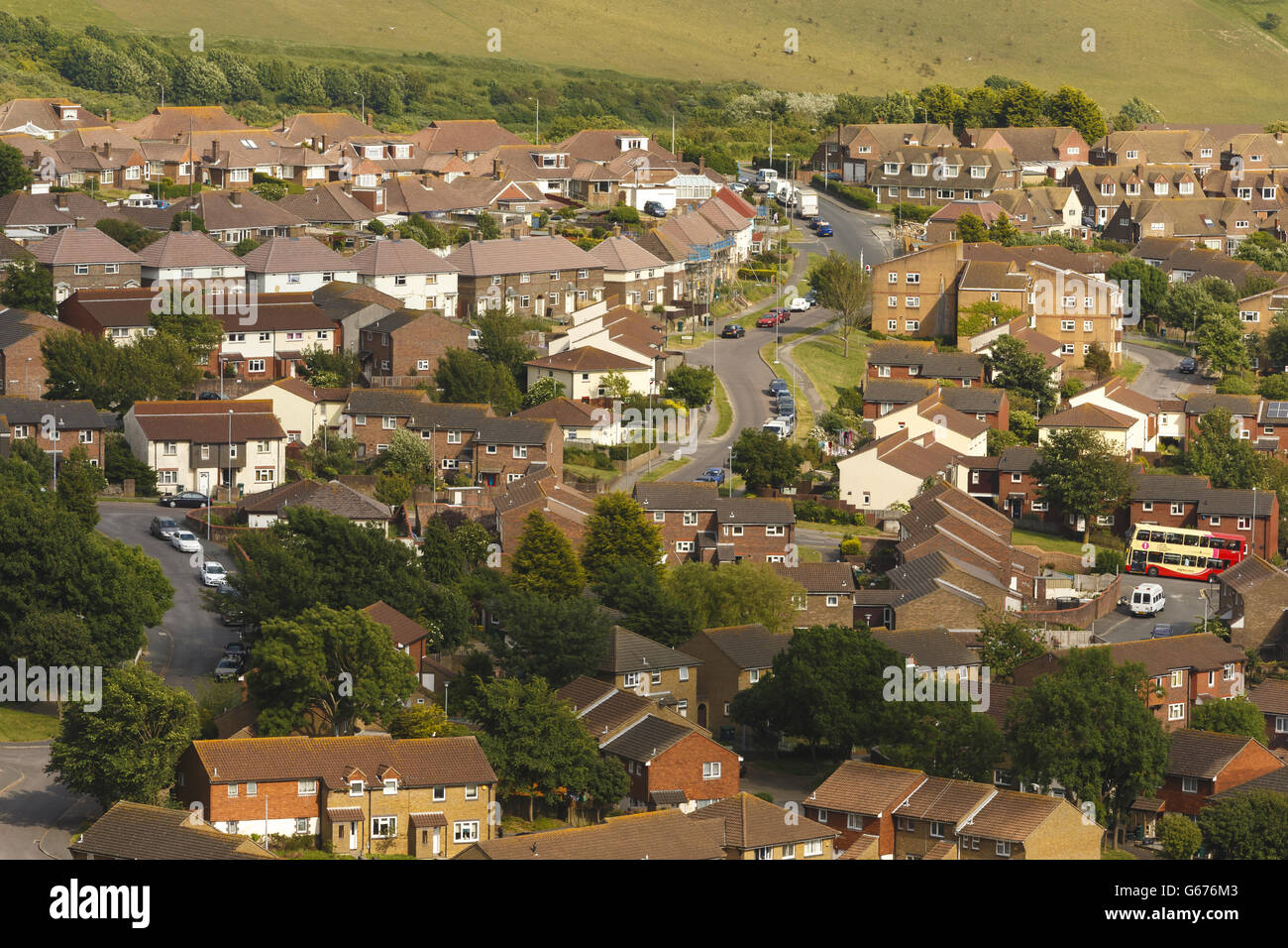 White hawk council estate on edge brighton hi-res stock photography and ...