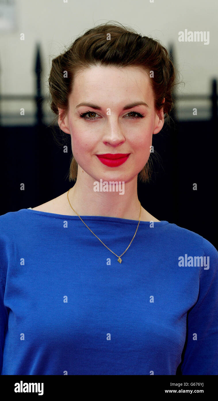 Jessica raine arriving opening night charlie chocolate factory theatre ...