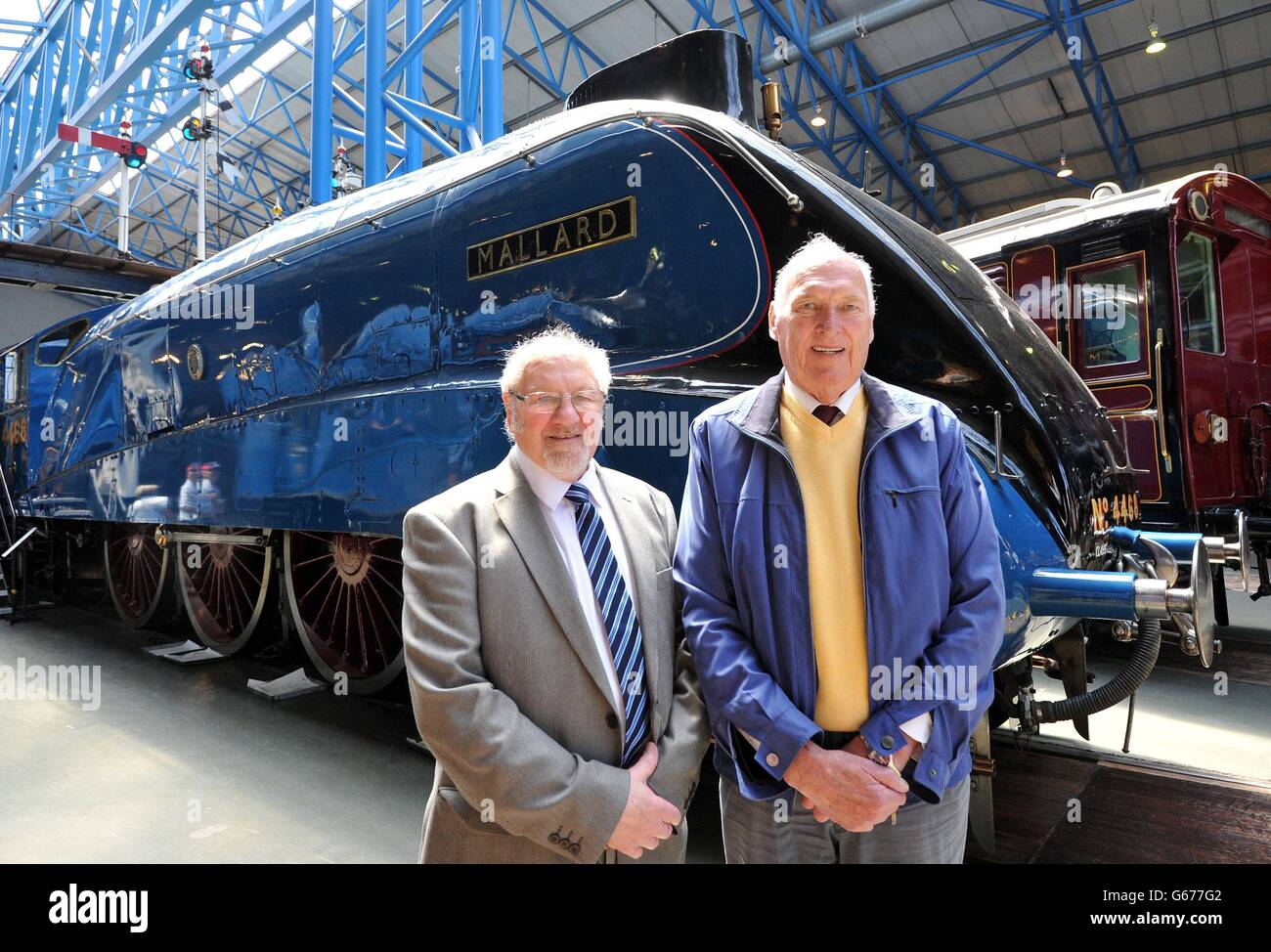 75th anniversary of Mallard record Stock Photo - Alamy