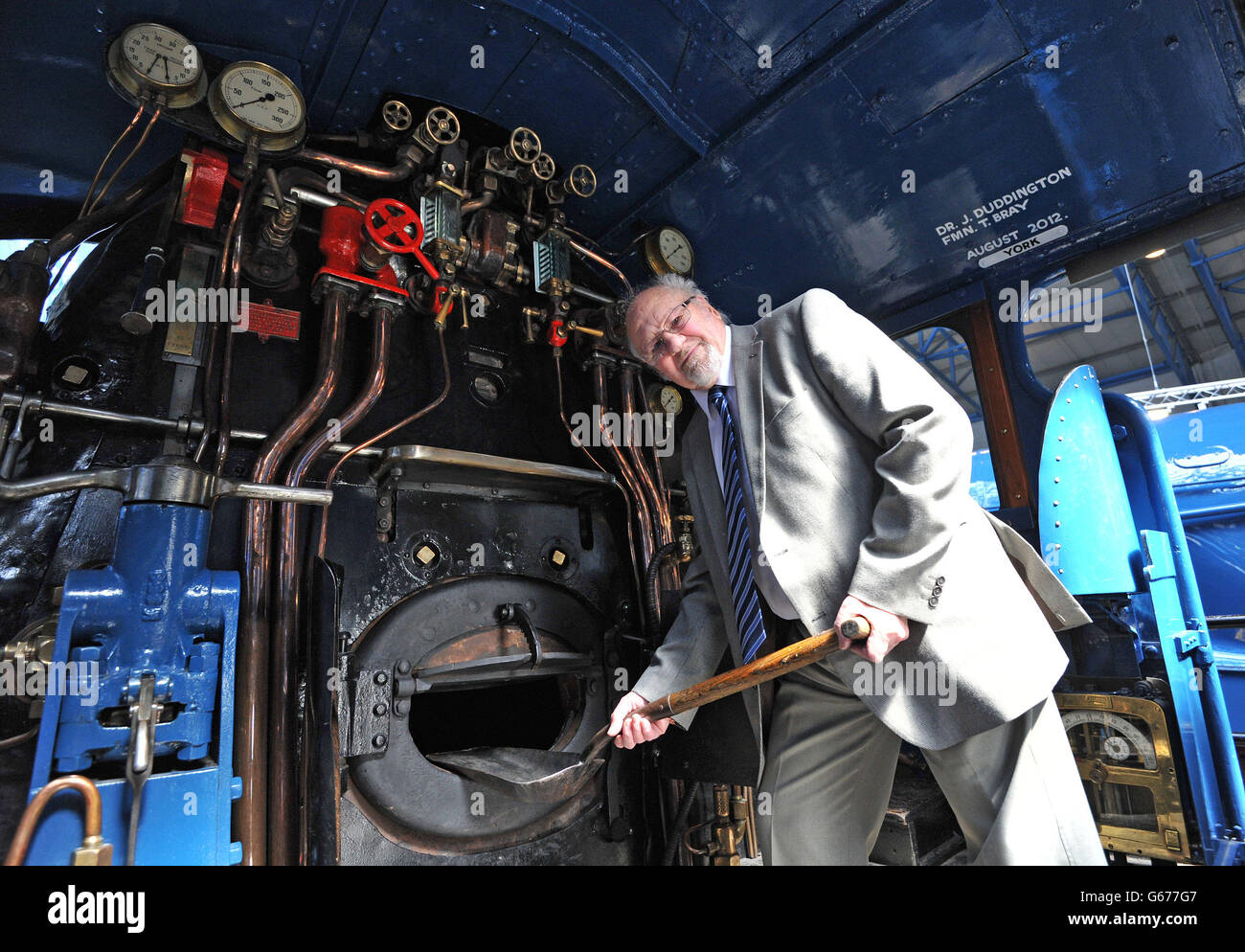 75th anniversary of Mallard record Stock Photo - Alamy