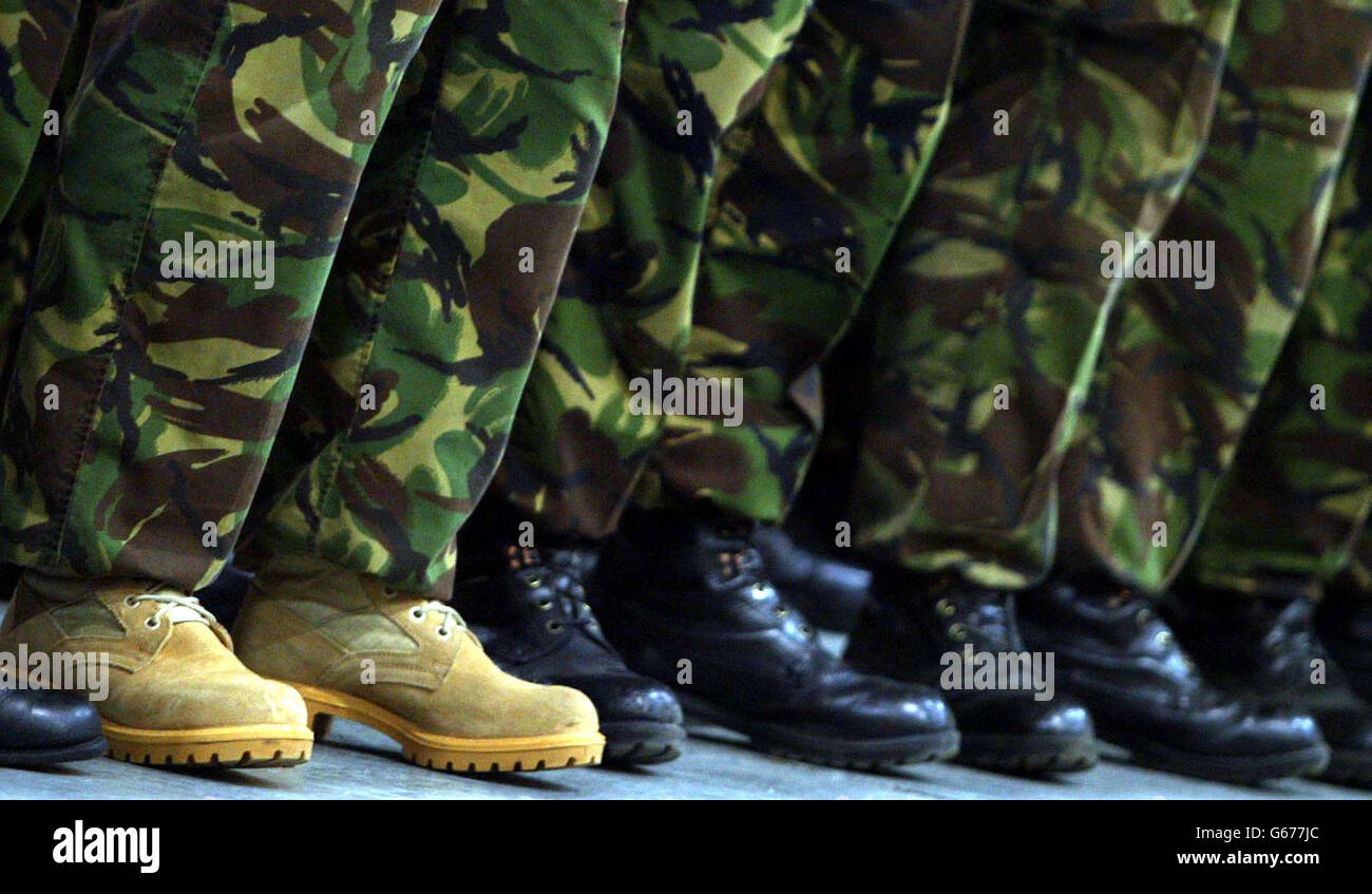 Members of Three Regiment Army Air Corps, part of the 16th Air Assault ...