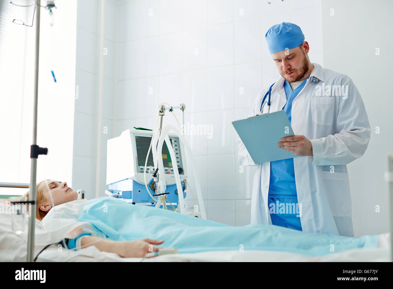 Visit after operation Stock Photo - Alamy