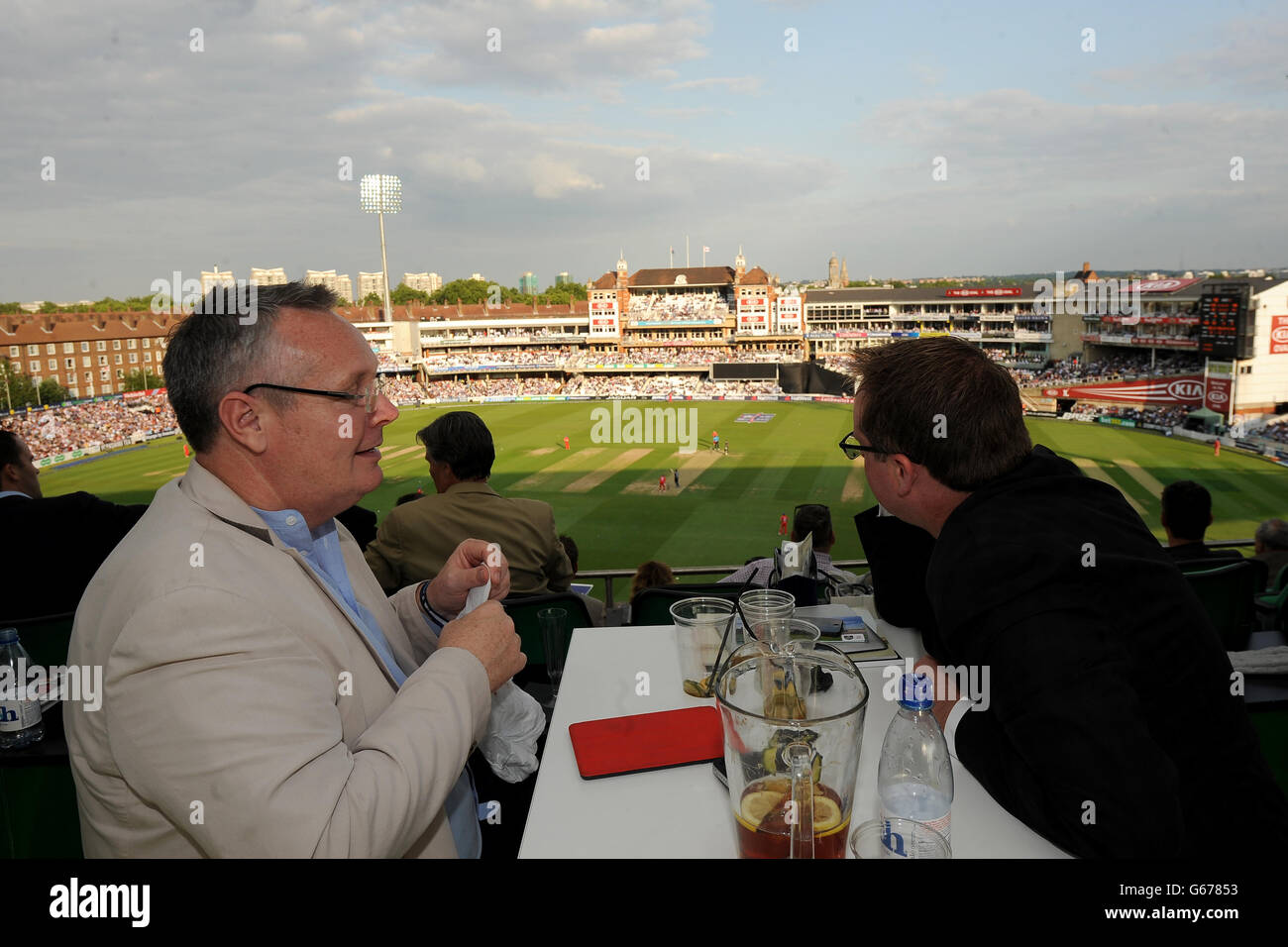 Spectators during the game between england and new zealand hi-res stock ...