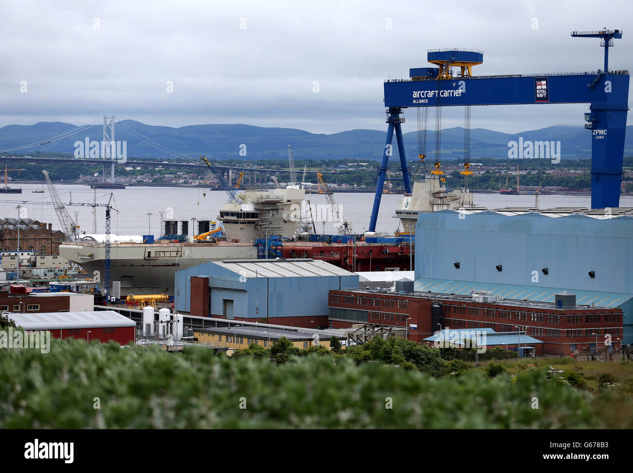 s Rosyth Dockyard as a plaque with the emblems of the Royal Navy,The ...