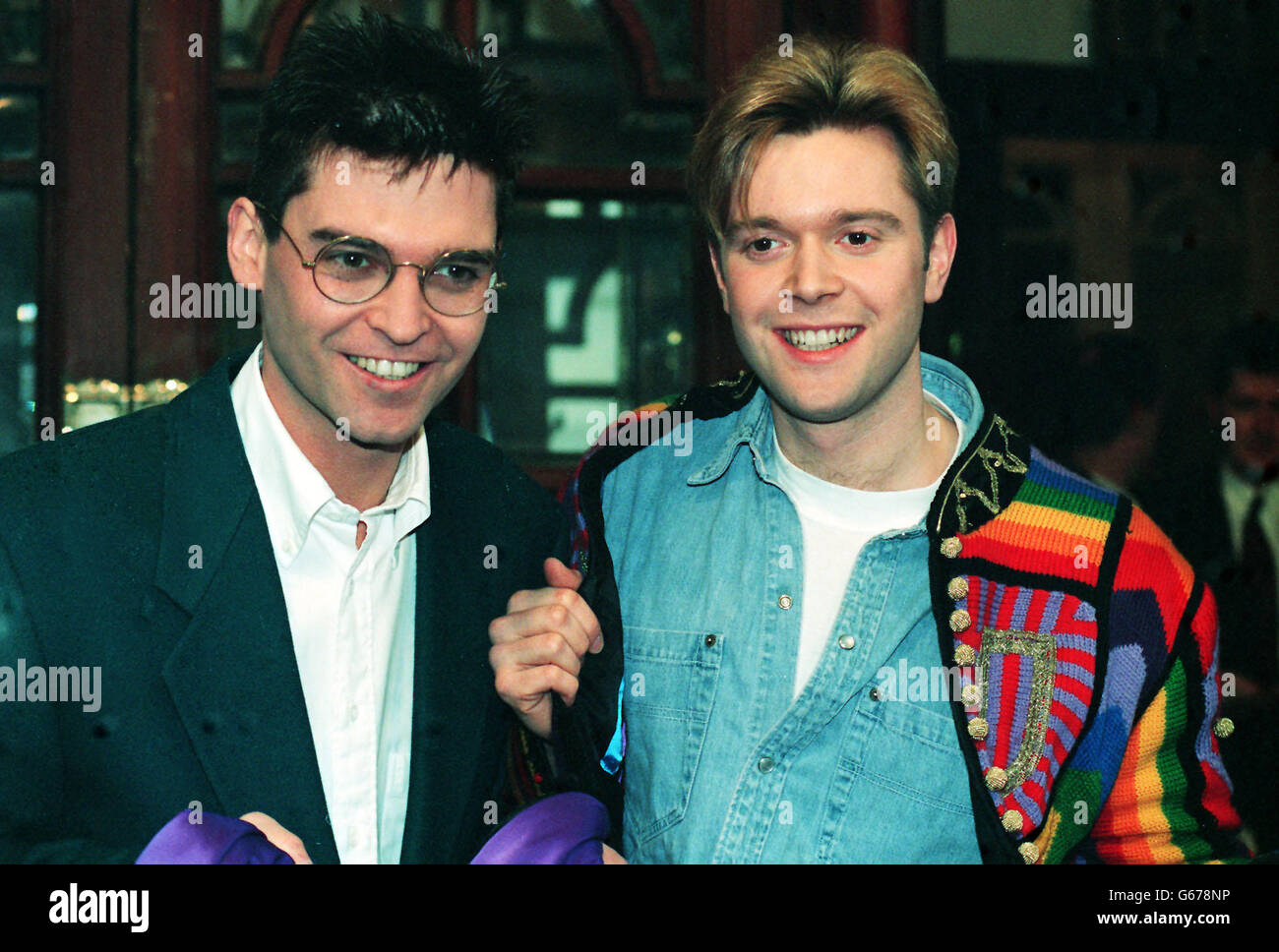 Phillip Schofield and Darren Day Stock Photo - Alamy