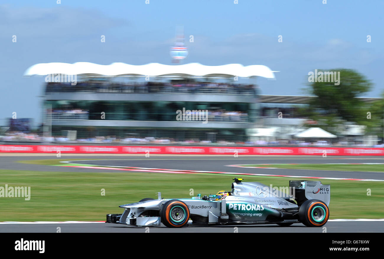 Mercedes AMG Petronas driver Lewis Hamilton during the 2013 Santander ...
