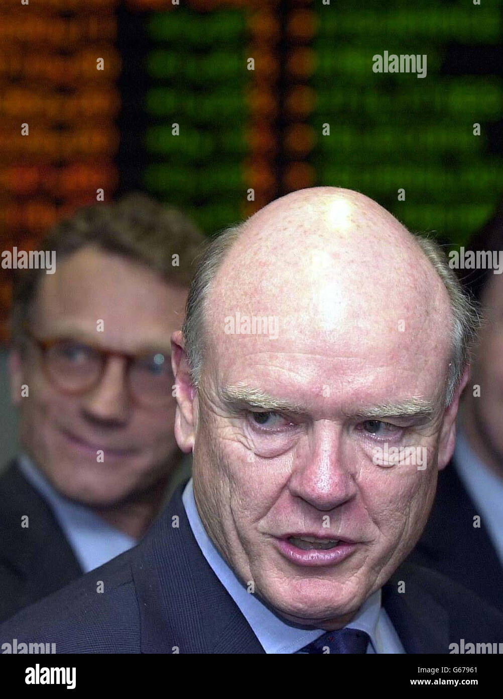 US Treasury Secretary, John Snow with the Chairman on the investment ...