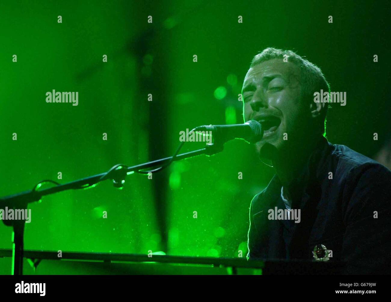 BRITS 2003 Coldplay Stock Photo - Alamy