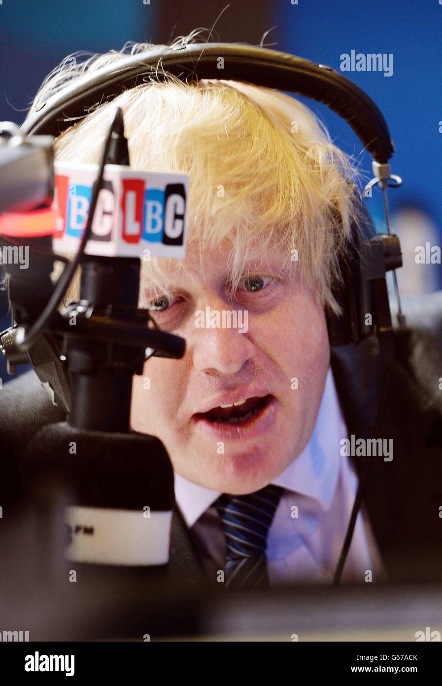 The Mayor of London Boris Johnson responds during his appearance on the ...
