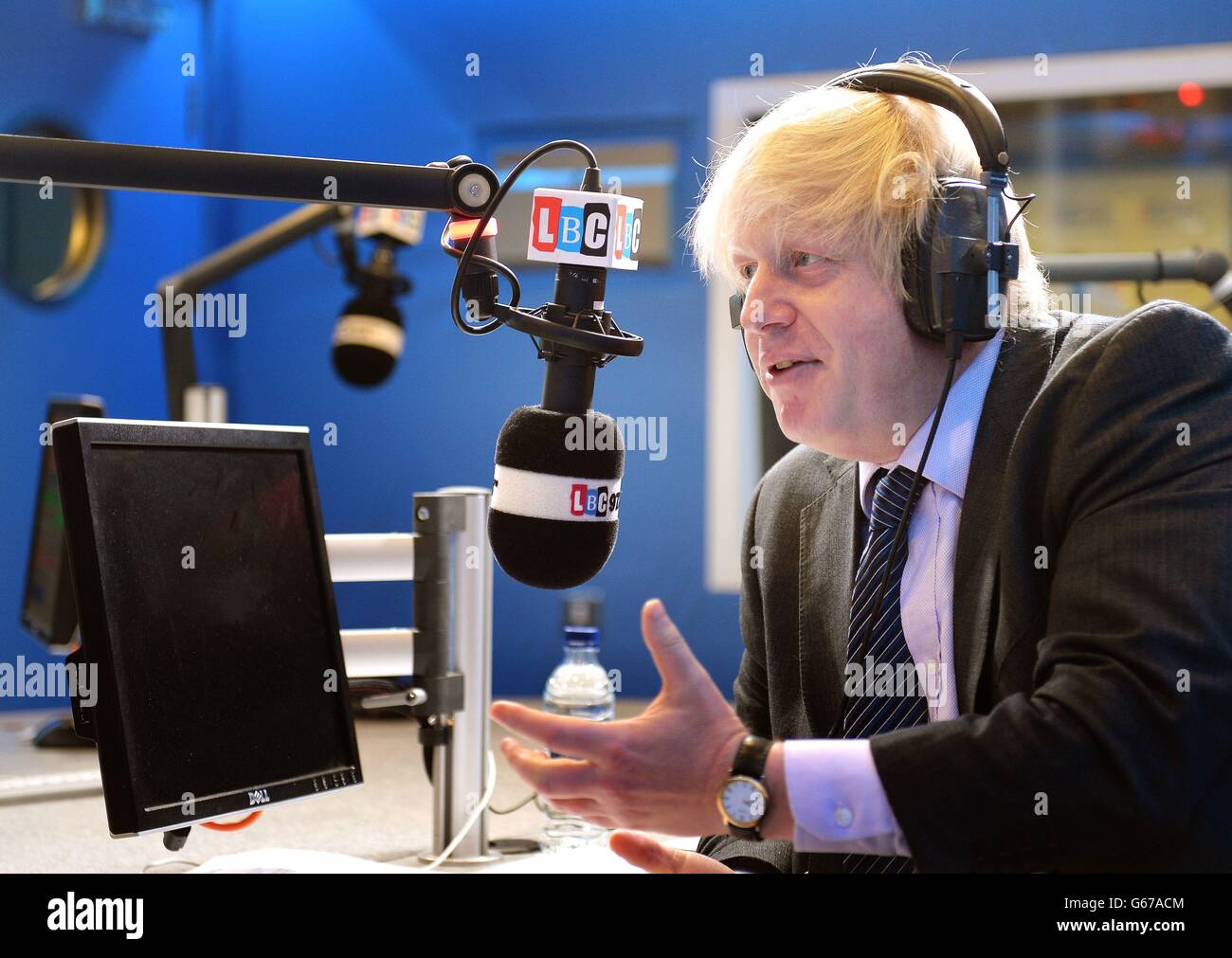 The Mayor of London Boris Johnson responds during his appearance on the ...