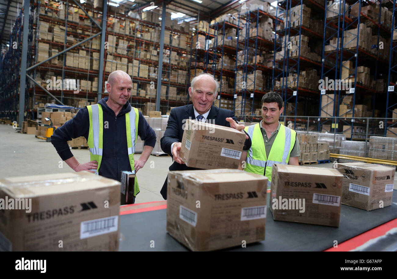Vince Cable in Scotland Stock Photo - Alamy