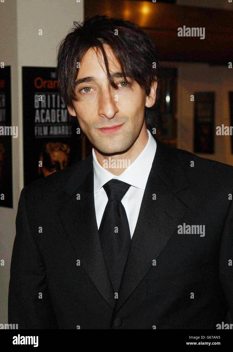 Orange baftas adrien brody hi-res stock photography and images - Alamy