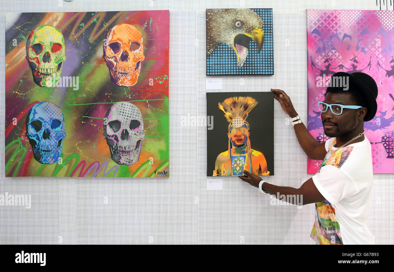 Counter Art street art exhibition Stock Photo - Alamy