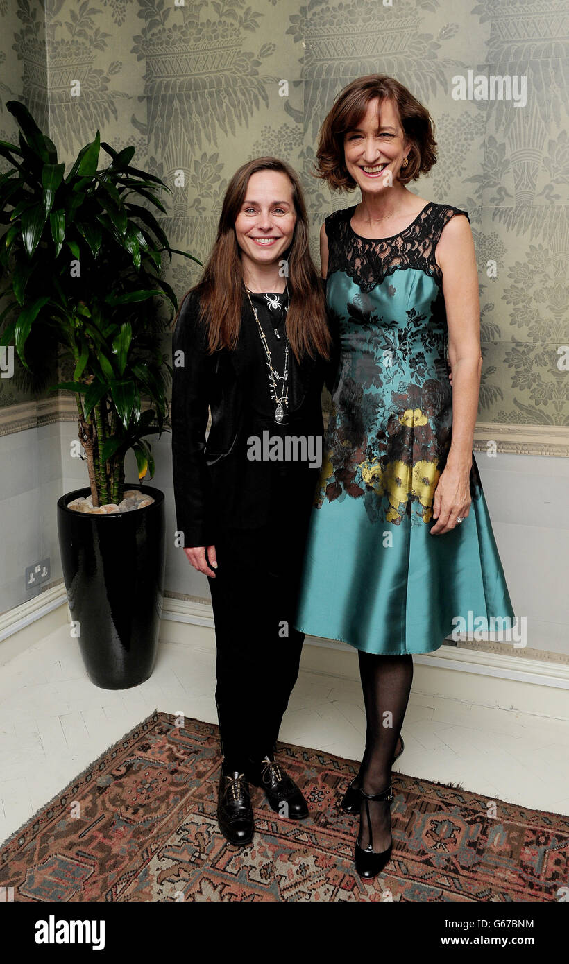 Tara Fitzgerald and Haydn Gwynne at the opening night after party for ...