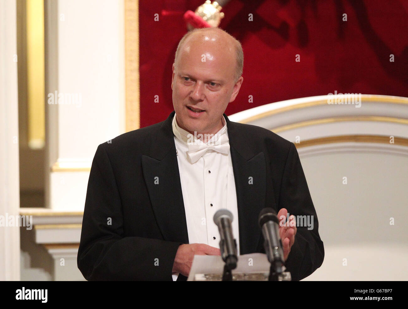 Justice Secretary Chris Grayling speaking during the Lord Mayor of the ...