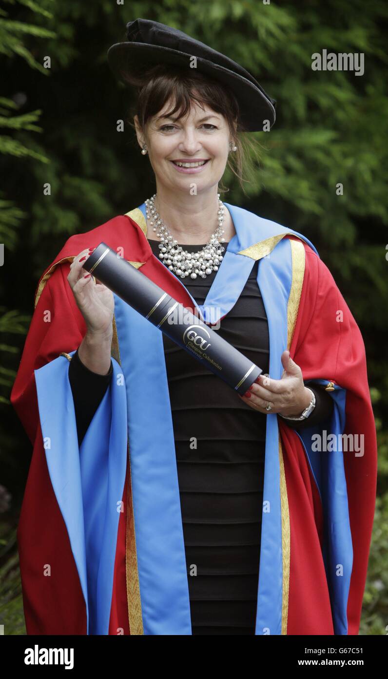 Professors Anne Glover receives an honorary degree from Caledonian ...