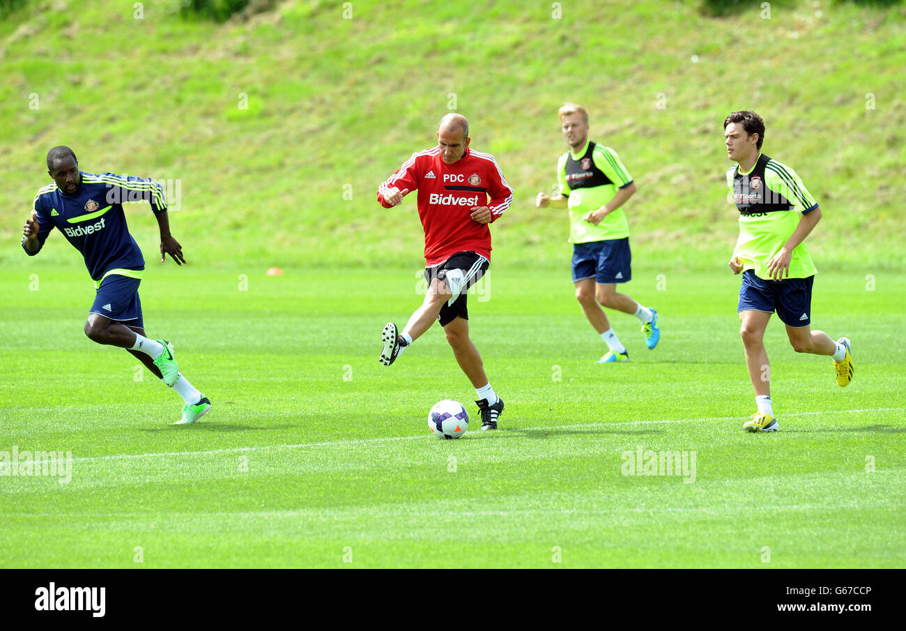 Soccer sunderland training academy of light hi-res stock photography ...