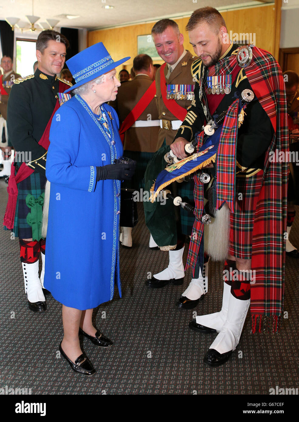 Pipe major richard grisdale hi-res stock photography and images - Alamy