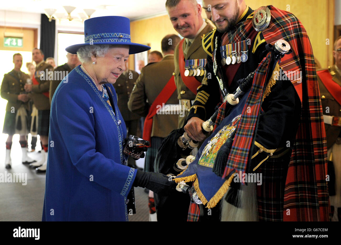 Queen in Scotland Stock Photo - Alamy