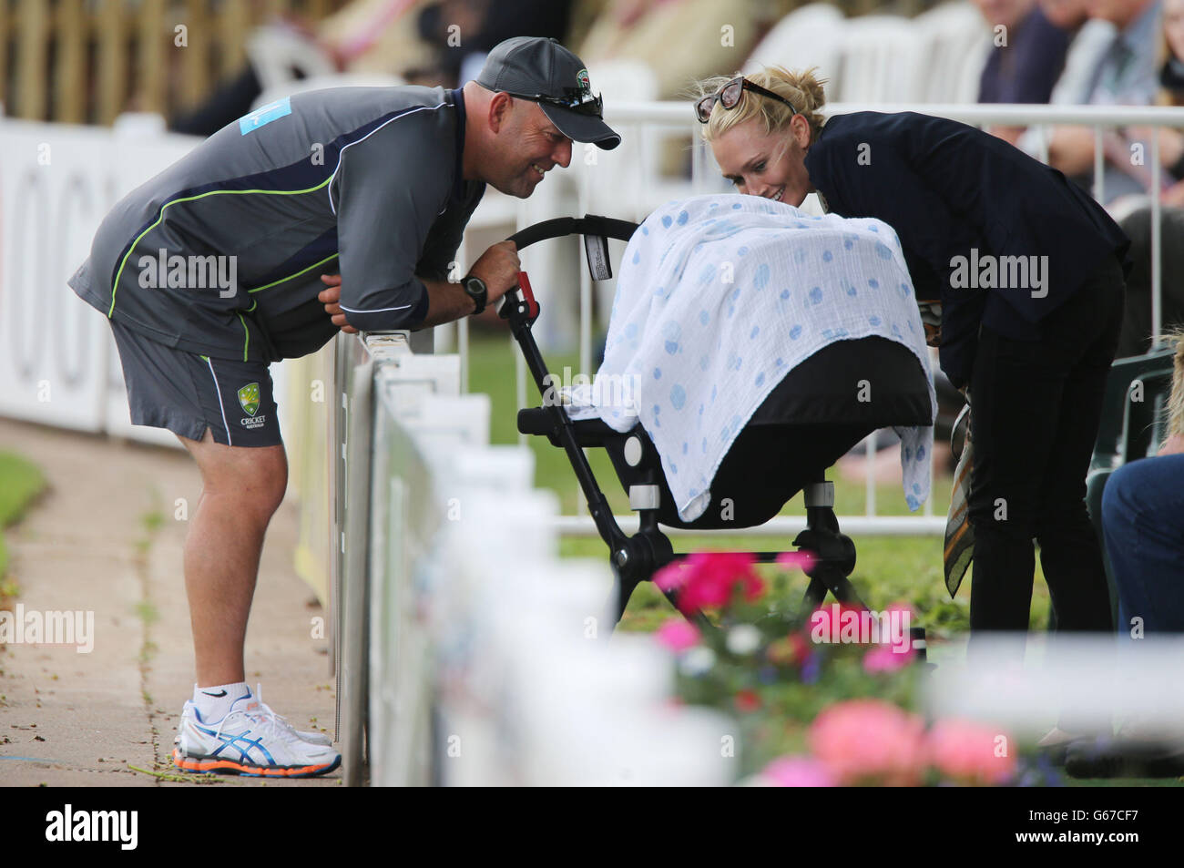 Shane Watson And His Partner Lee Furlong