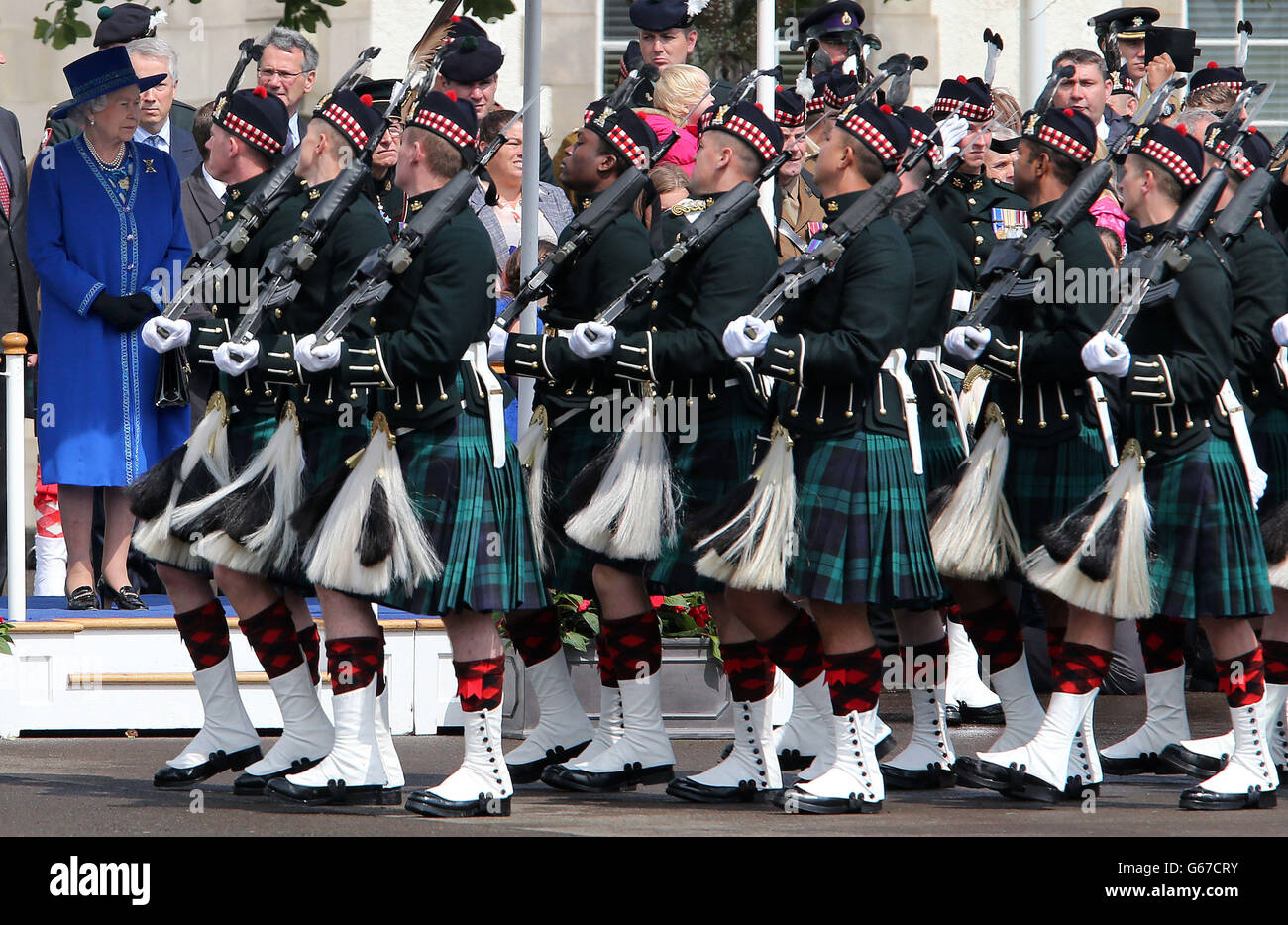 Queen in Scotland Stock Photo - Alamy