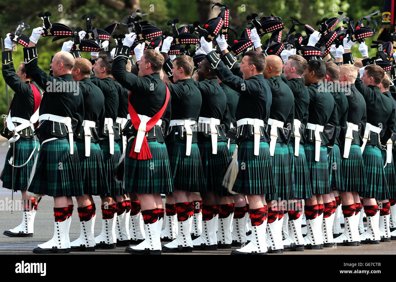 Queen in Scotland Stock Photo - Alamy