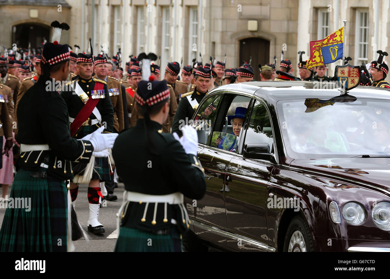 Queen in Scotland Stock Photo - Alamy