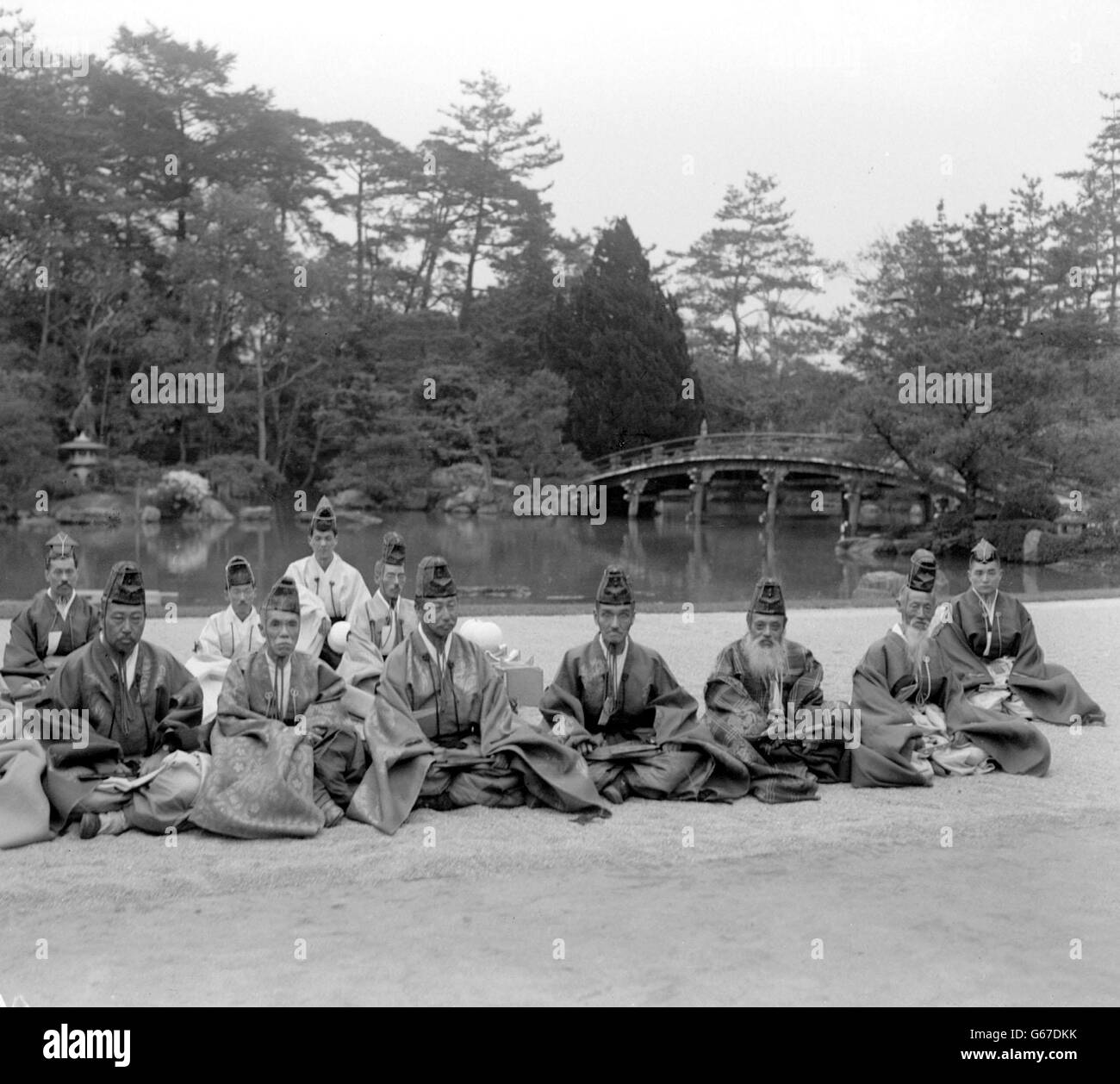 Kyoto imperial palace kemari hi-res stock photography and images - Alamy