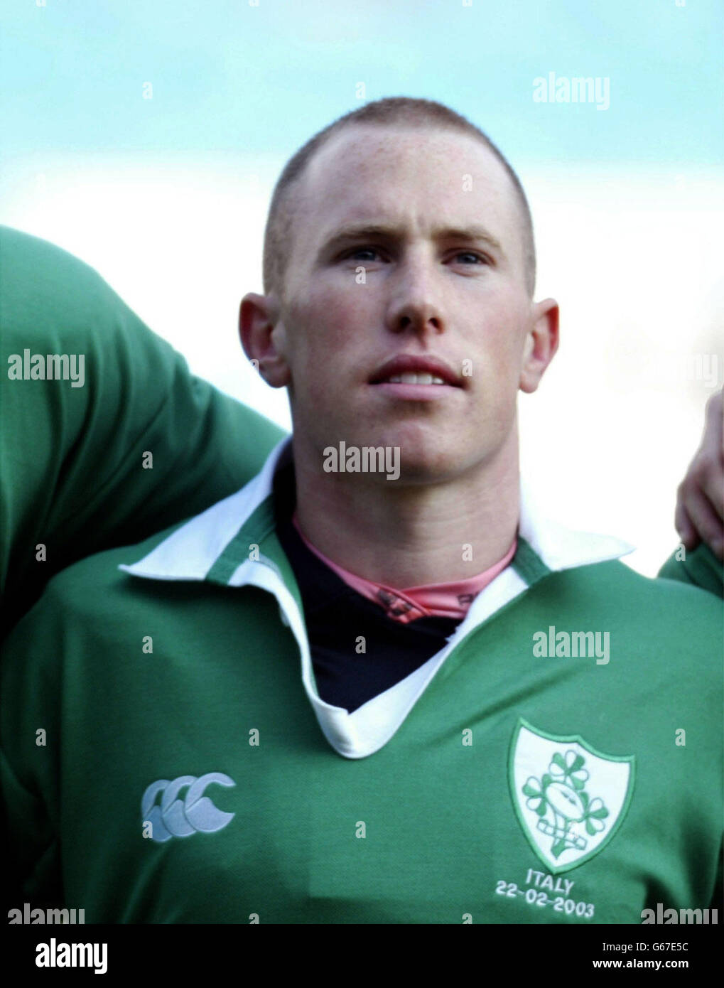 Ireland's Peter Stringer before the RBS 6 Nations match against Italy ...