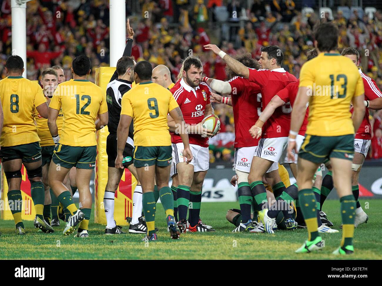 Scoring first try game hi-res stock photography and images - Alamy