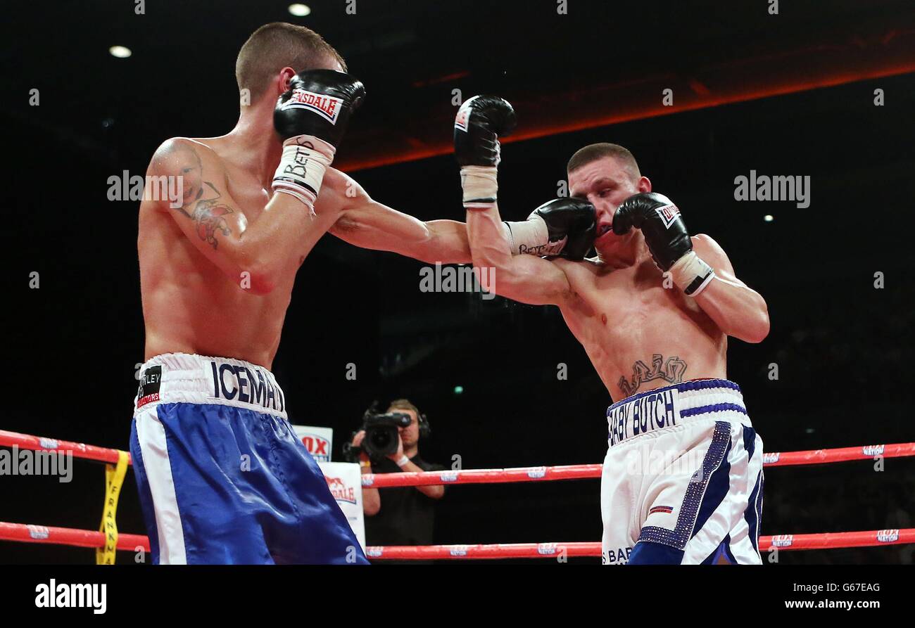 Kevin Satchell (left) and Iain Butcher during the BBBofC British ...