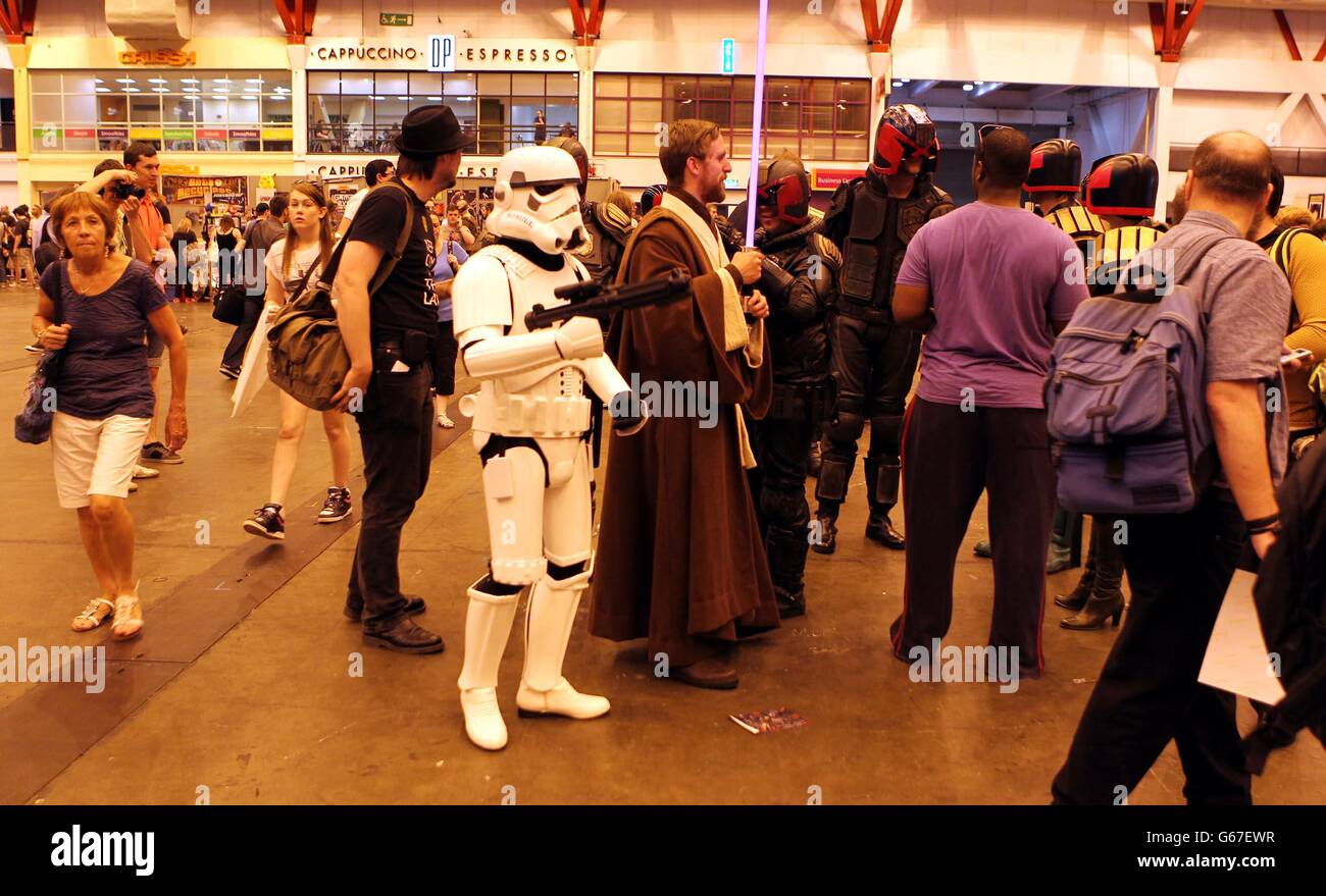 The London Film and Comic Con Stock Photo - Alamy