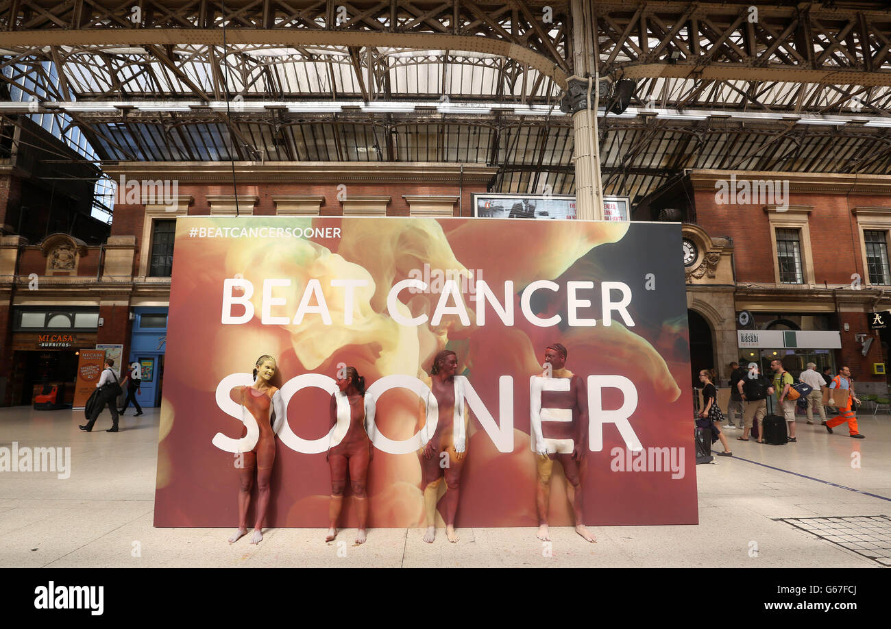 s Beat Cancer Sooner campaign Stock Photo - Alamy