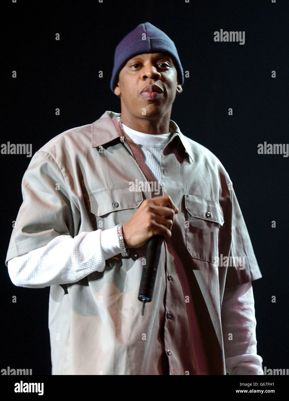 US rapper Jay-Z performs on stage during the final leg of his 12-date ...