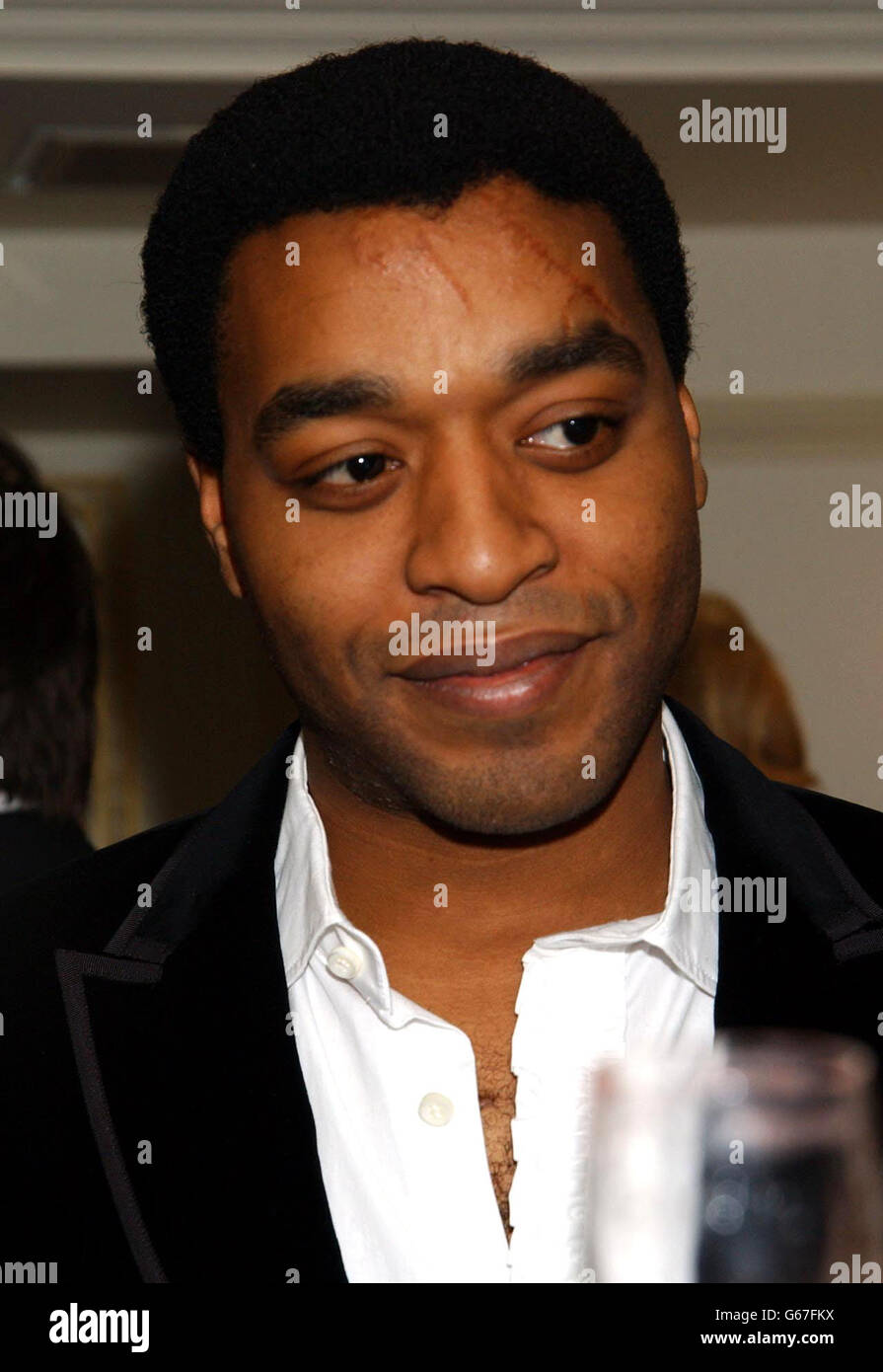 Actor Chiwetel Ejiofor arriving at The Savoy Hotel for the Evening ...