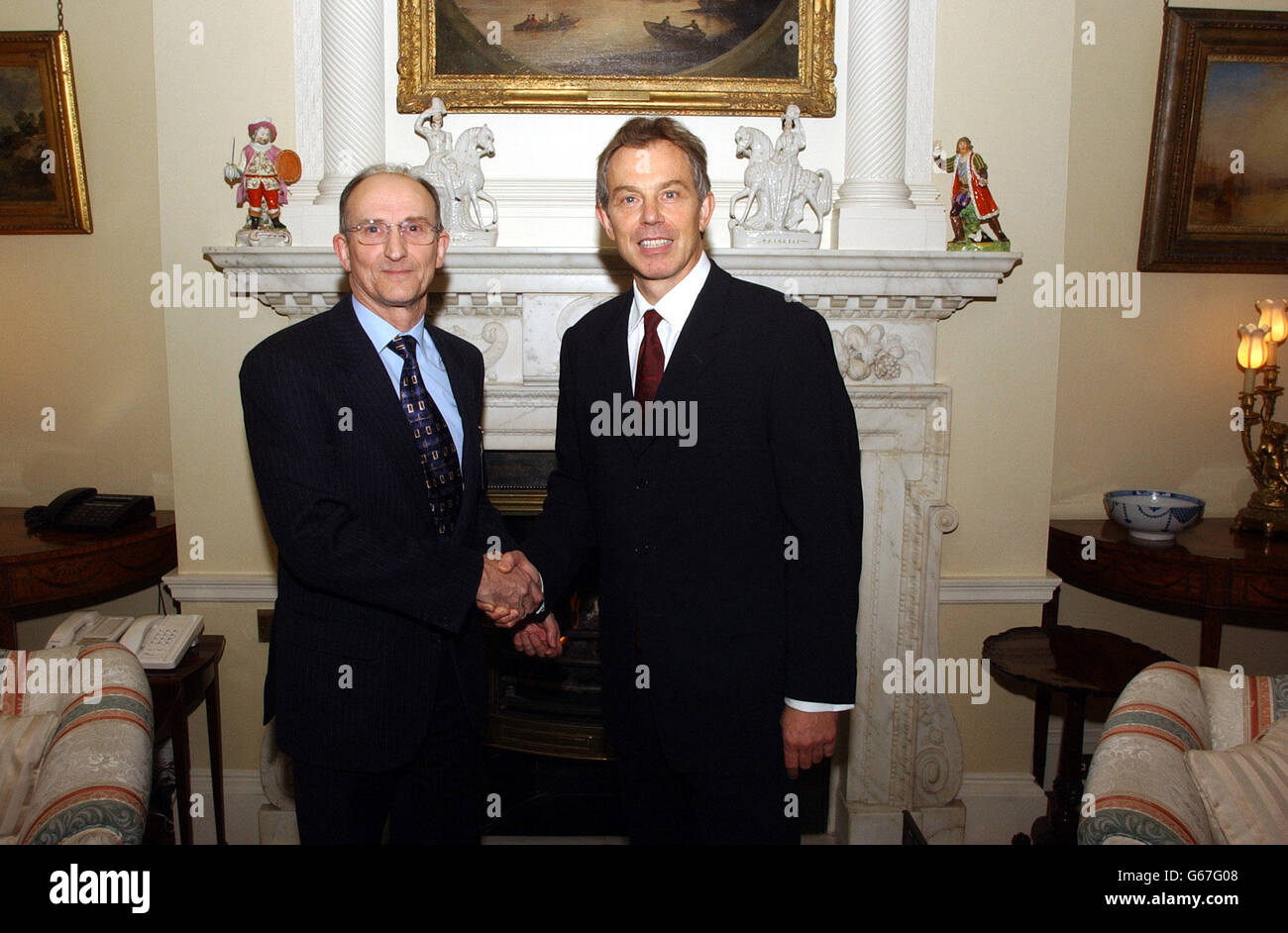 Stuart Meldrum with Blair Stock Photo - Alamy