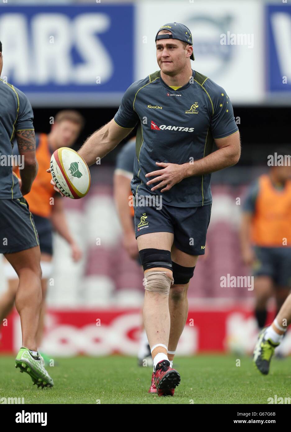 Australias james horwill during the training session at ballymore hi ...