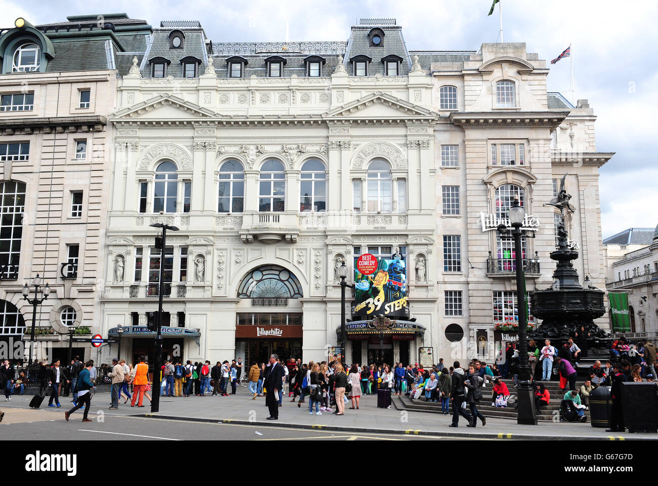 A general view of criterion theatre hi-res stock photography and images ...