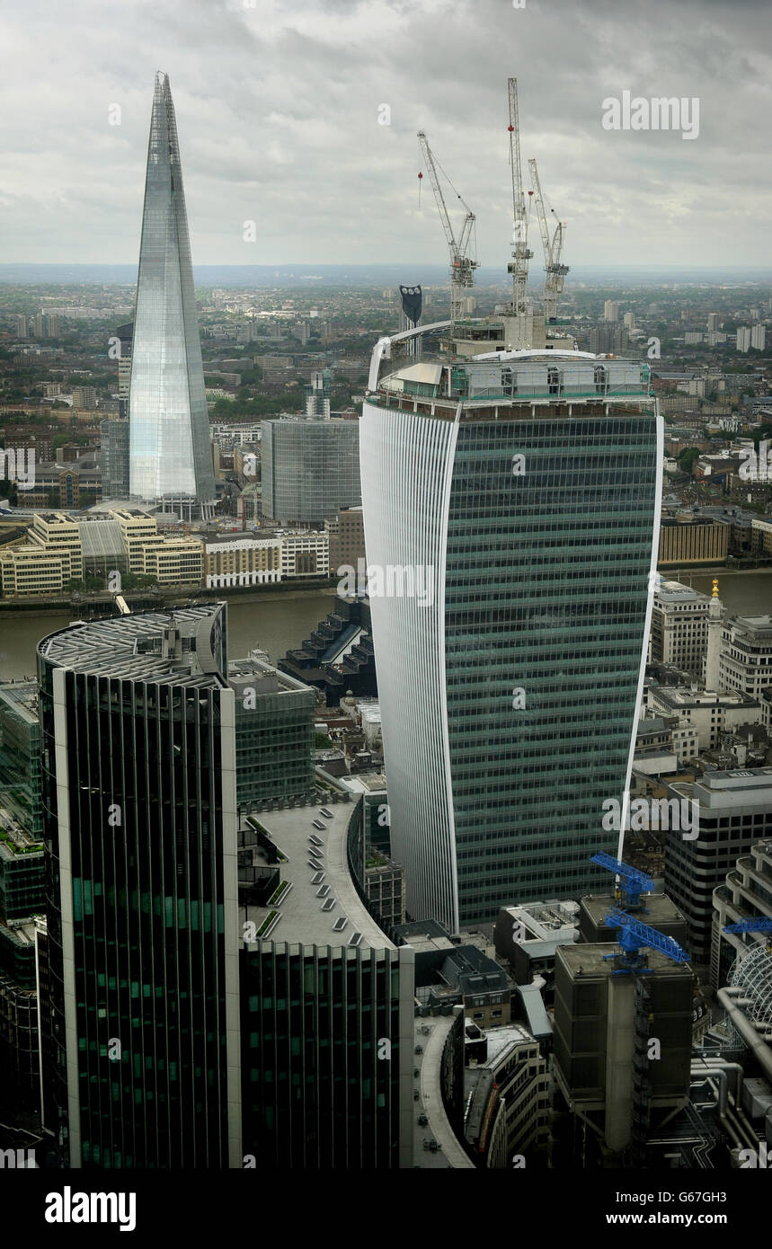 20 fenchurch street aerial hi-res stock photography and images - Alamy
