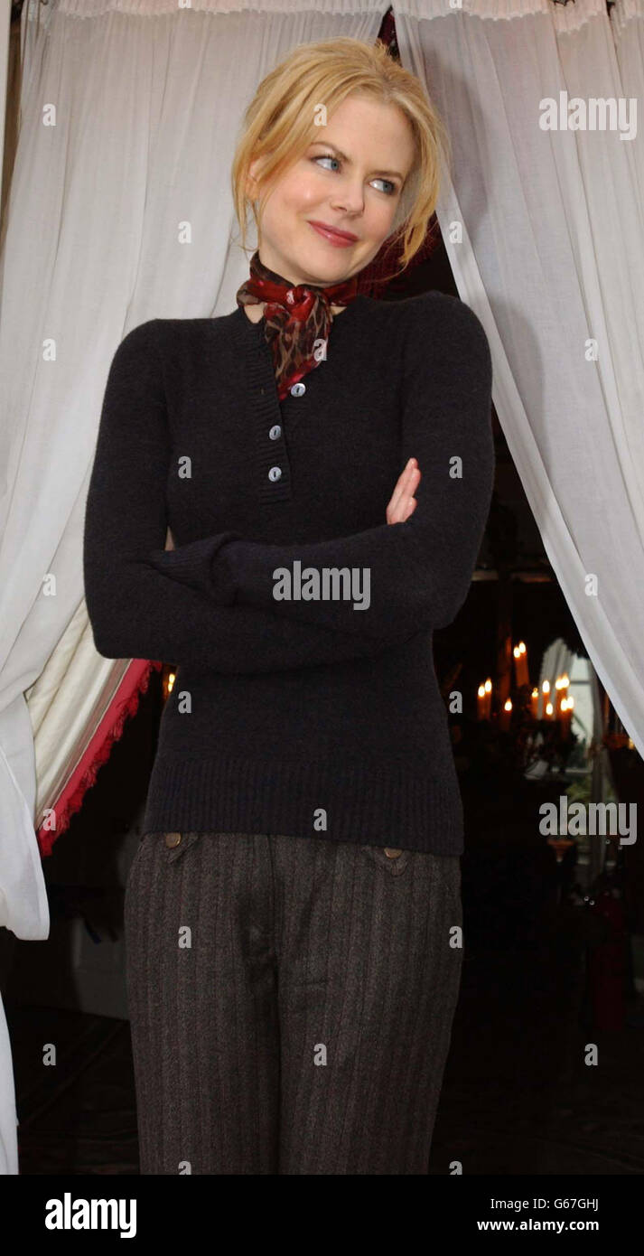 Actress Nicole Kidman poses for the media during a news conference at ...