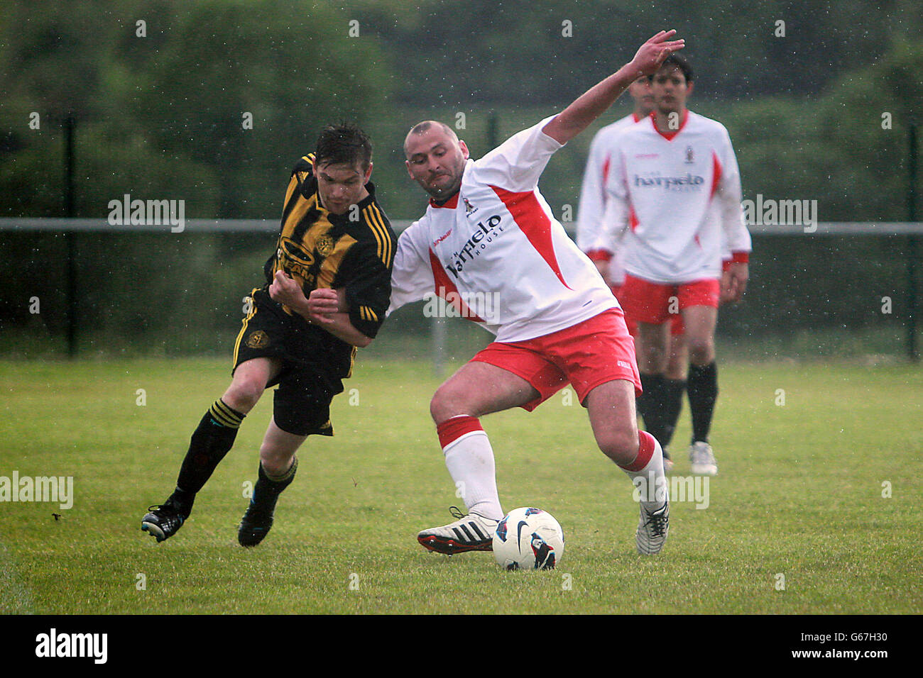 Action between Tullycarnet Community Football Club and Sparta during ...