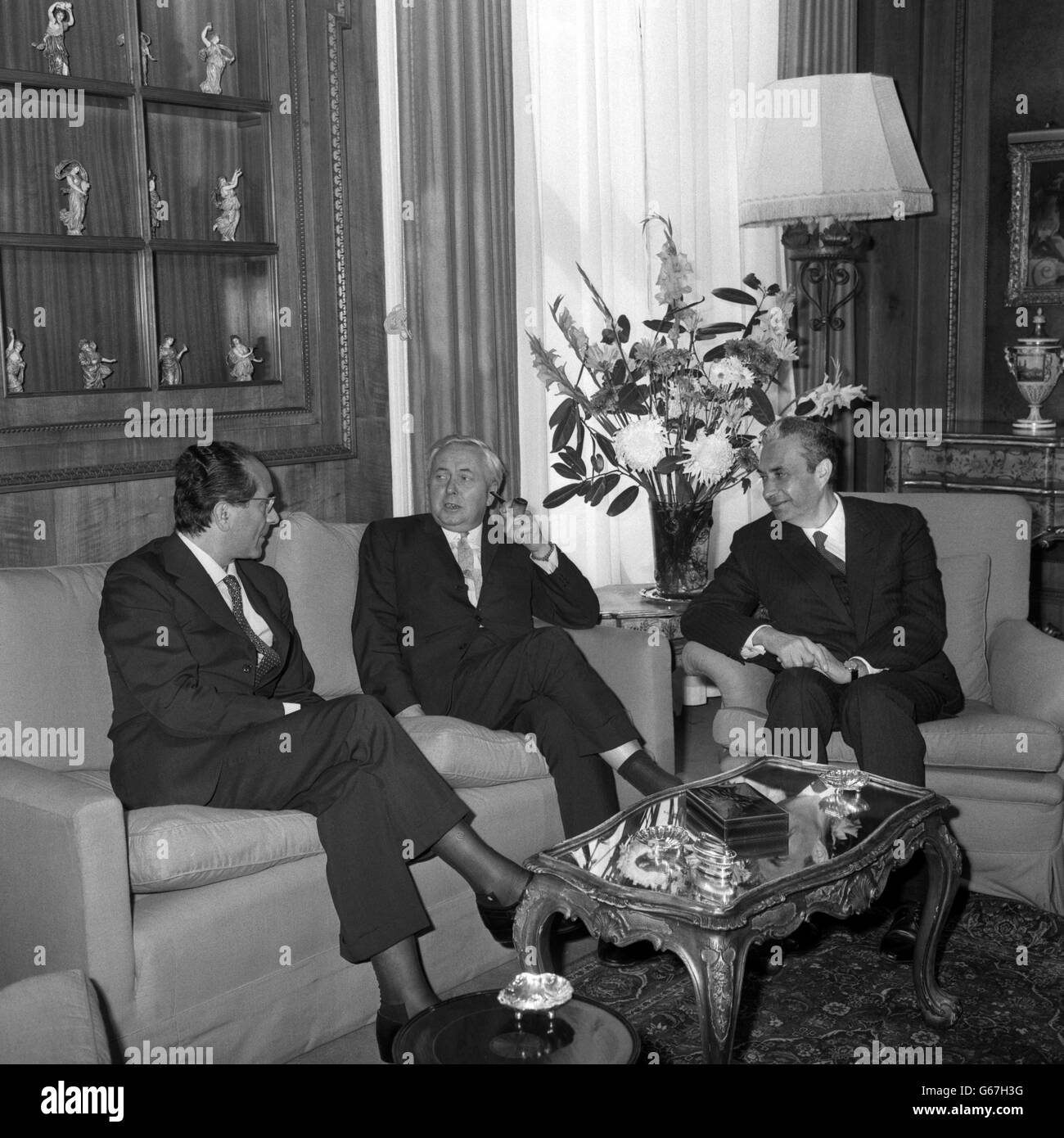 Labour leader prime minister Black and White Stock Photos & Images - Alamy