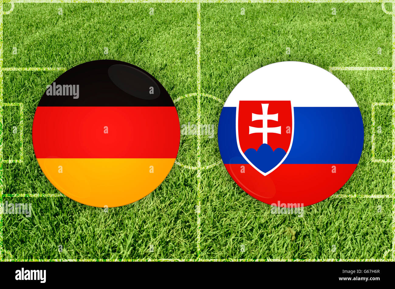 Germany vs Slovakia Stock Photo - Alamy