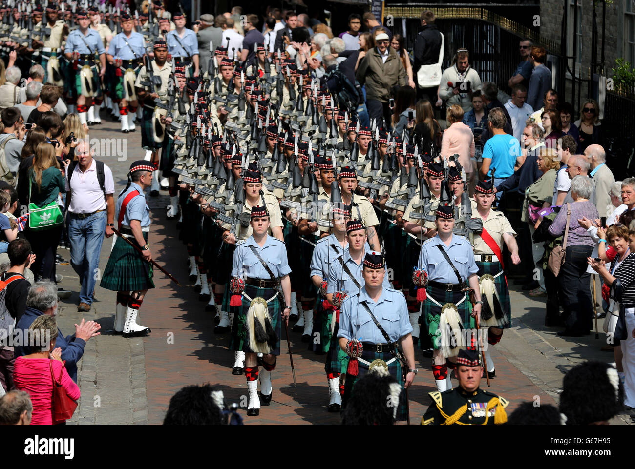 Argyll And Sutherland Highlanders Regiment Stock Photos & Argyll And ...