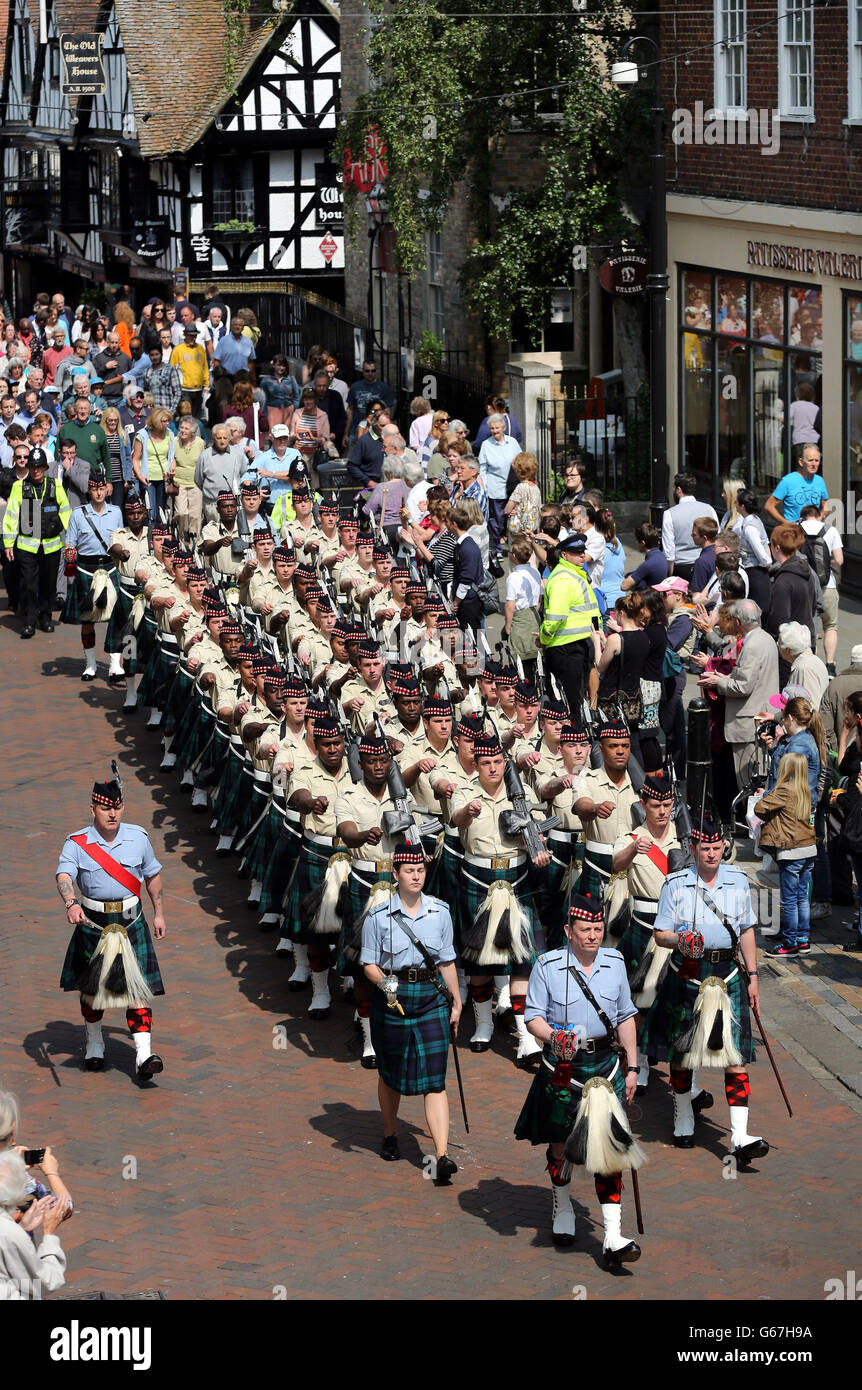 Soldiers From The Argyll And Sutherland Highlanders High Resolution ...