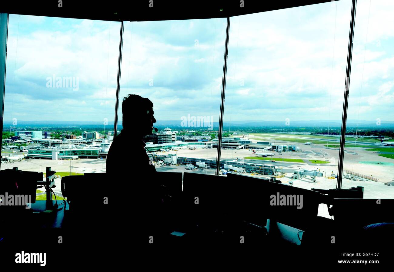Manchester Airport's new control tower Stock Photo - Alamy