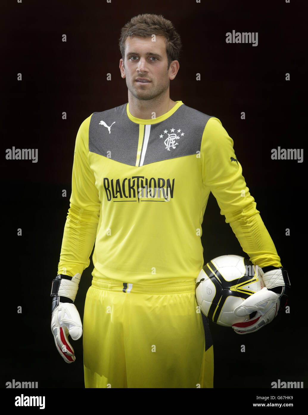 Goalkeeper Cammy Bell launches Rangers Football Club's kits for Season ...