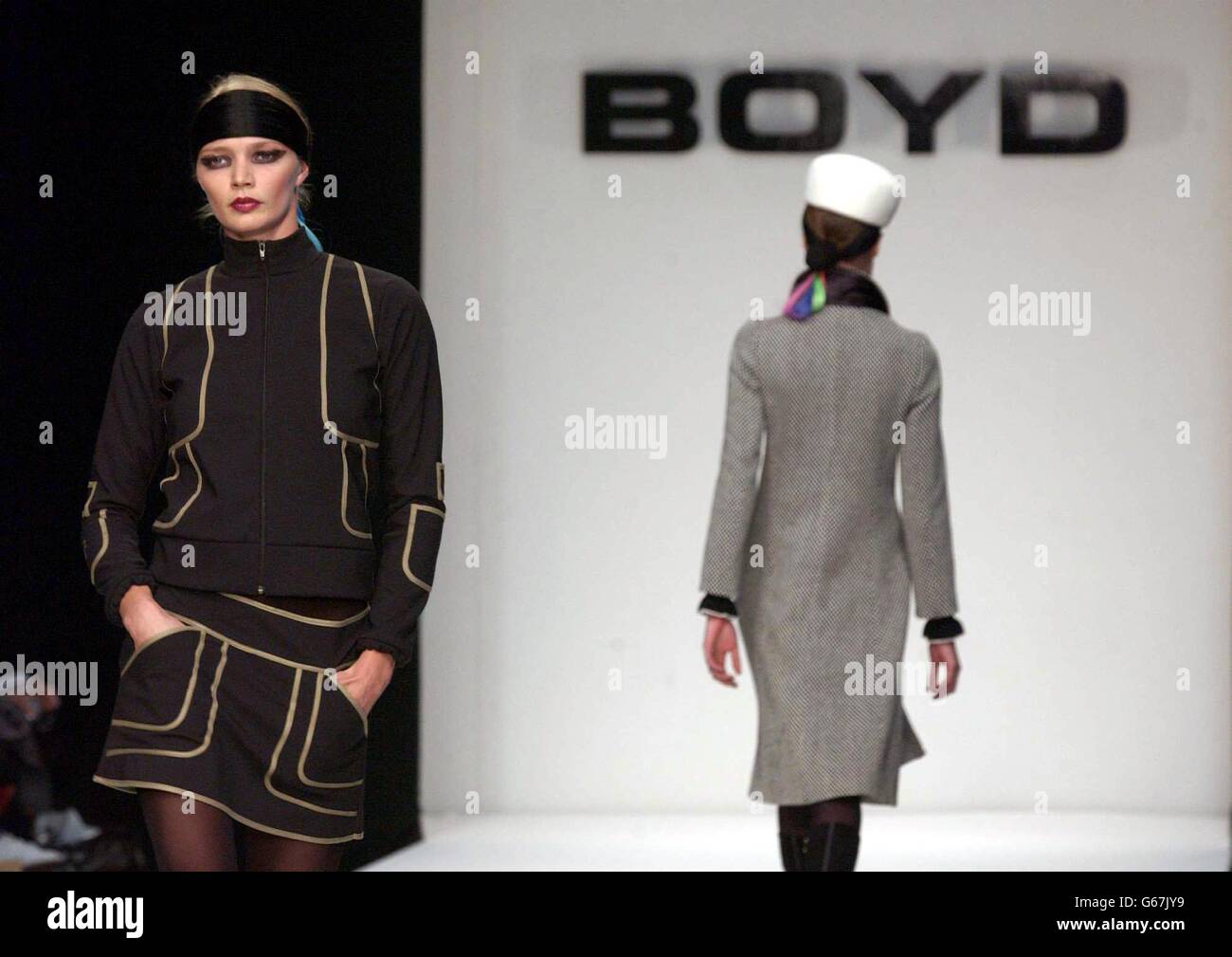 Boyd - London Fashion Week Stock Photo - Alamy