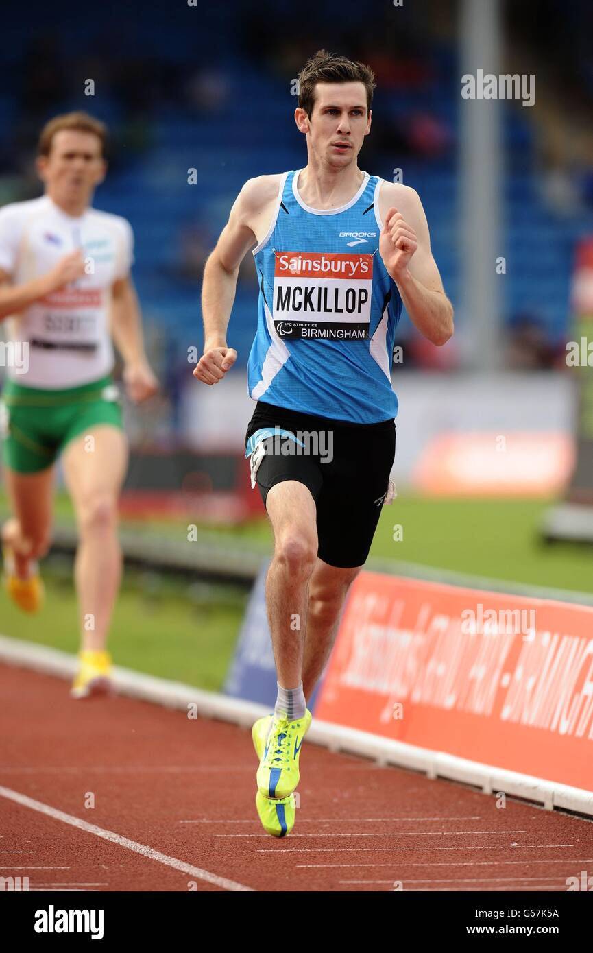 Republic of Ireland's Michael McKillop after winning the Men's 800m ...