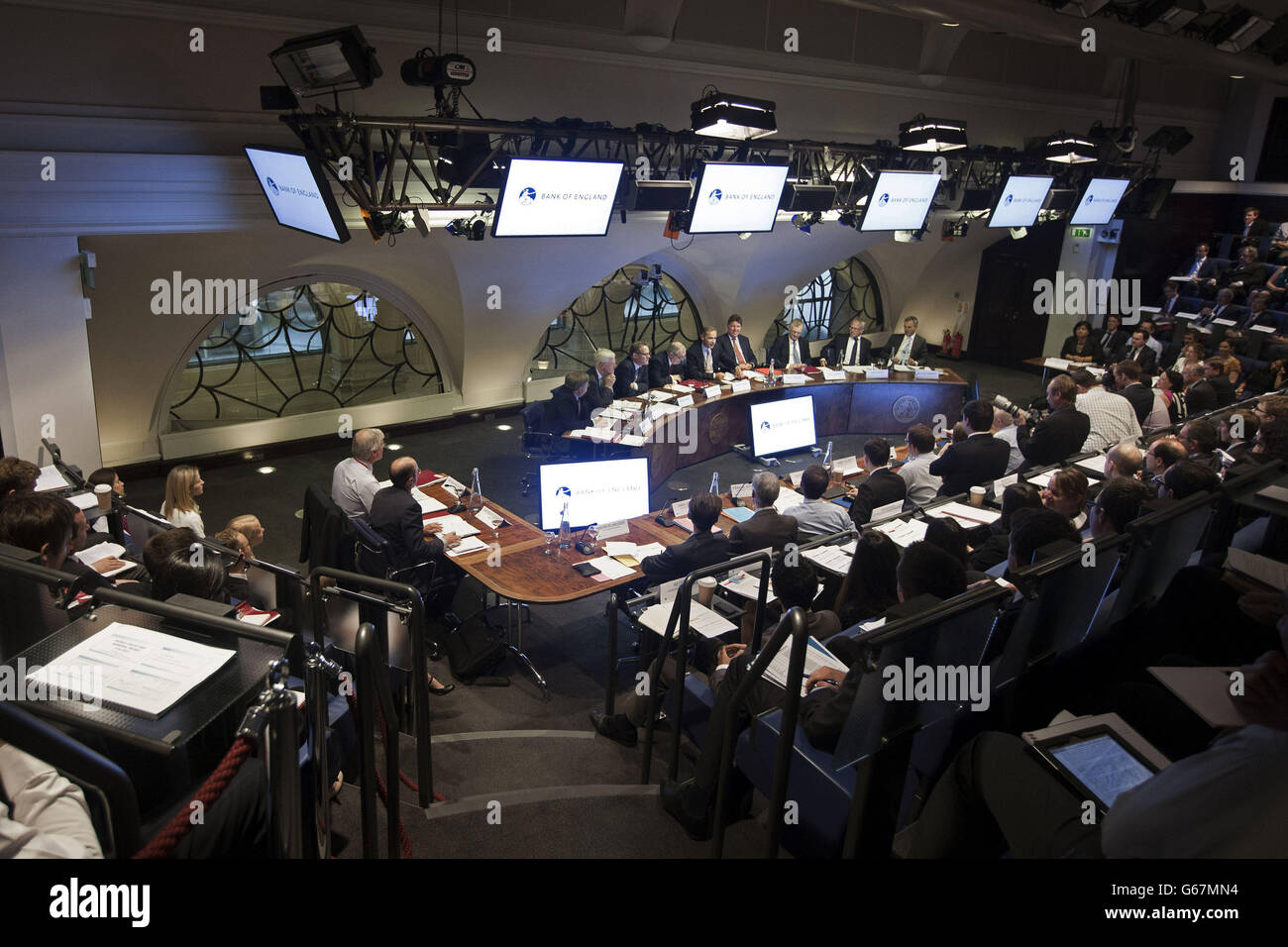 (left to right) Ian McCafferty, a monetary policy committee member at ...